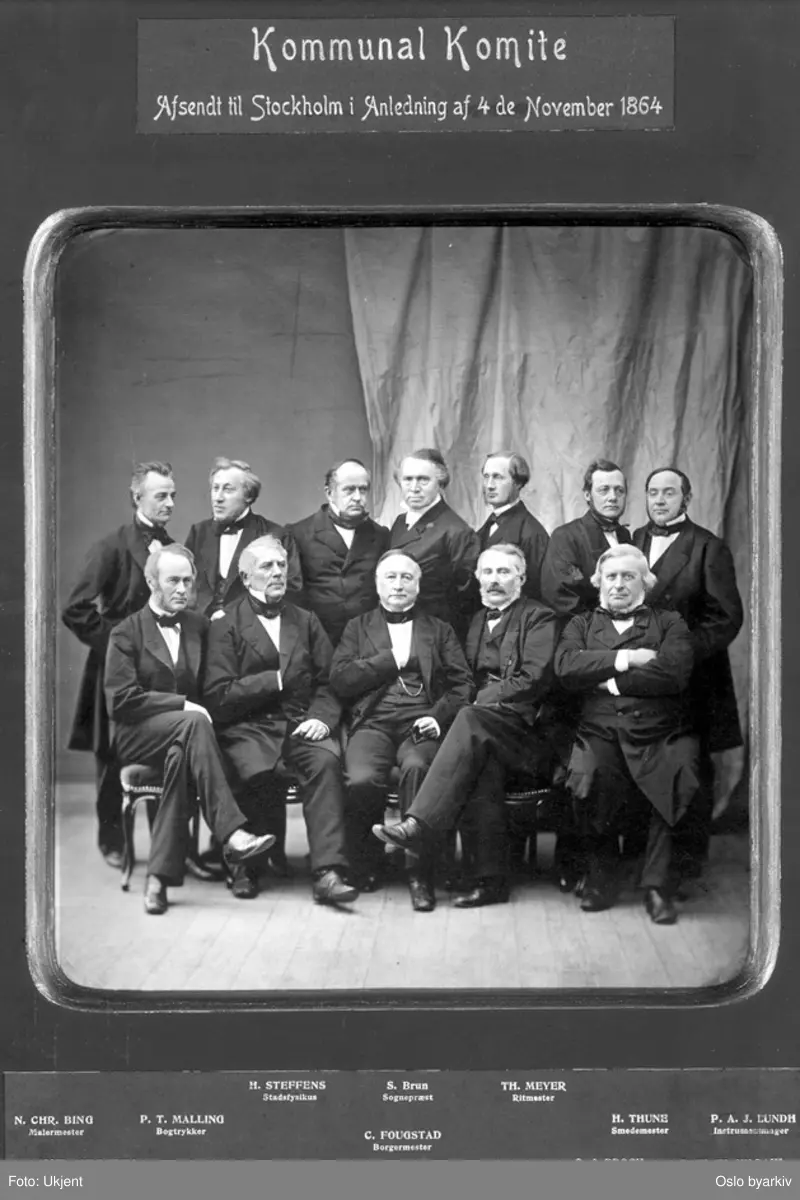 Kommunal komite. afsendt til Stockholm i anledning 4de November 1864 ...