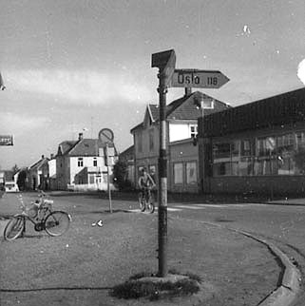 STANGEBYEN, STORGATA, SYKKEL, SKILT OSLO 118, - Anno Domkirkeodden ...