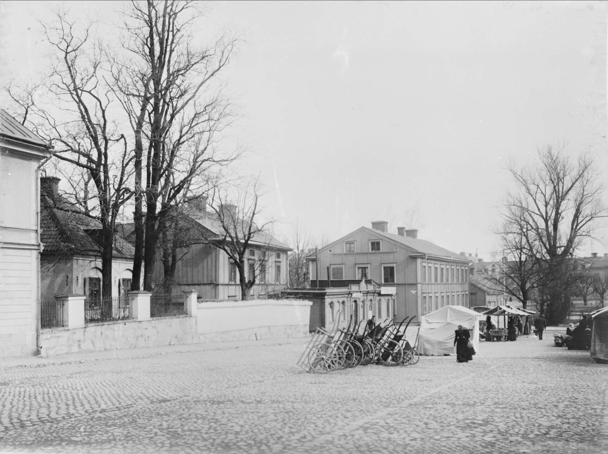 S:t Eriks torg, Fjärdingen, Uppsala 1901 - 1902 - Upplandsmuseet ...