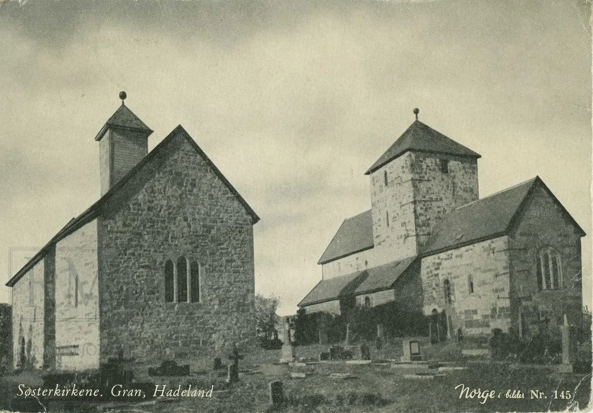 Søsterkirkene Gran Hadeland - Hadeland Folkemuseum / DigitaltMuseum