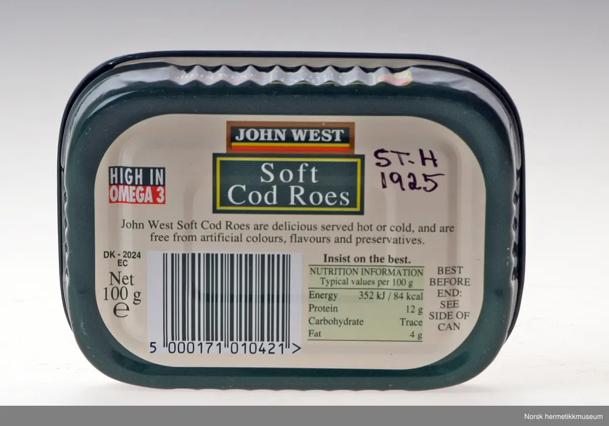 Hermetikkboks - Norsk hermetikkmuseum / DigitaltMuseum