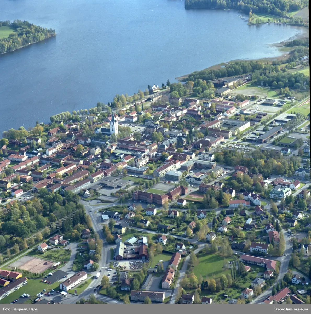 Nora stad, 1989-11. - Örebro läns museum / DigitaltMuseum