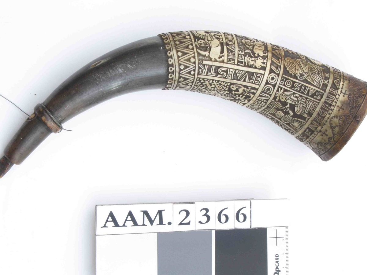 Krutthorn, 1683. - Aust-Agder museum og arkiv – KUBEN / DigitaltMuseum