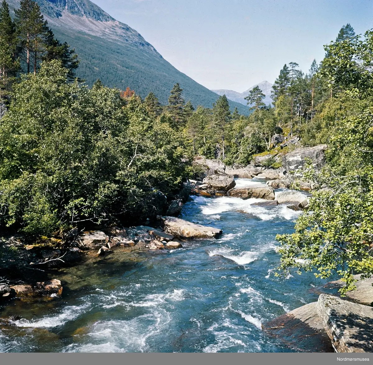 Landskapsbilde av en elv. Portfoliodias fra fotograf Nils Willams sitt ...