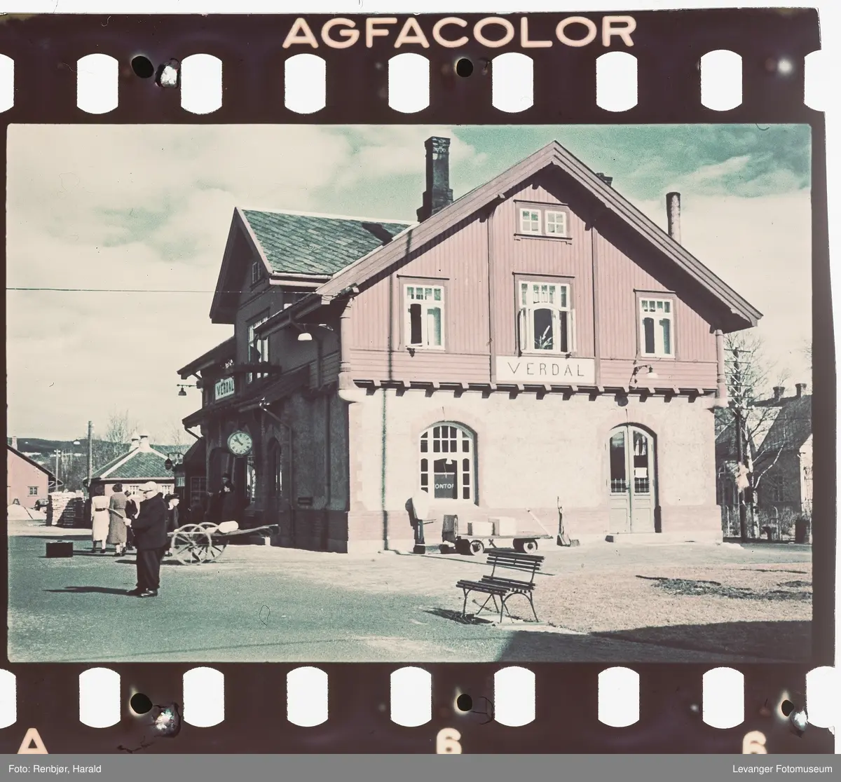 Verdal stasjon - Levanger Fotomuseum / DigitaltMuseum