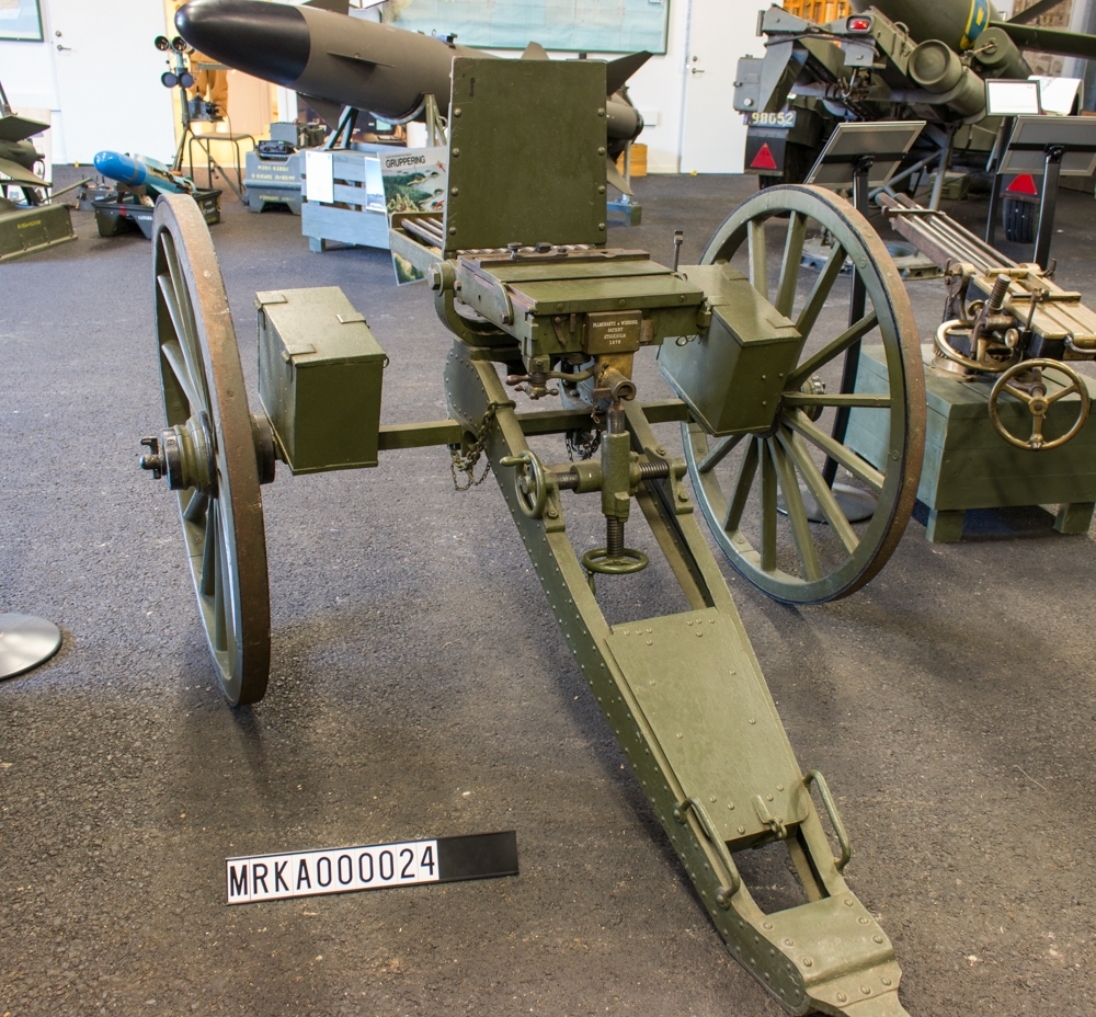 12 mm kulspruta m/1875 - Museum för rörligt kustartilleri / DigitaltMuseum