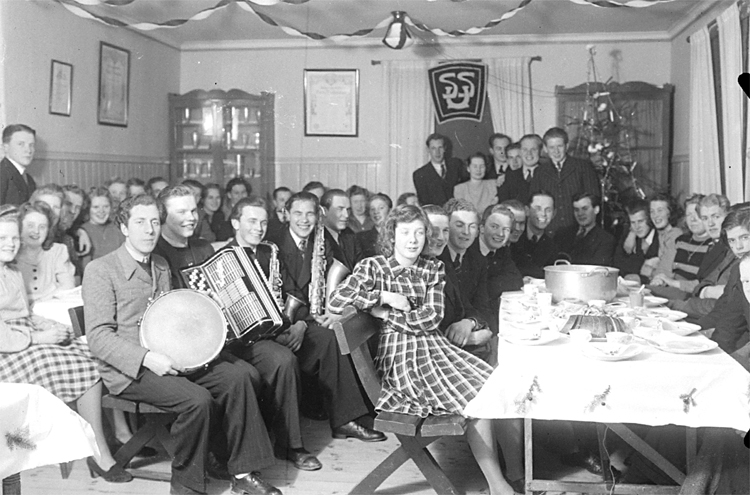 Logen i Tidan. SSU-möte Ingvar Wall, Britta Karlsson, Sonja Schönborg ...