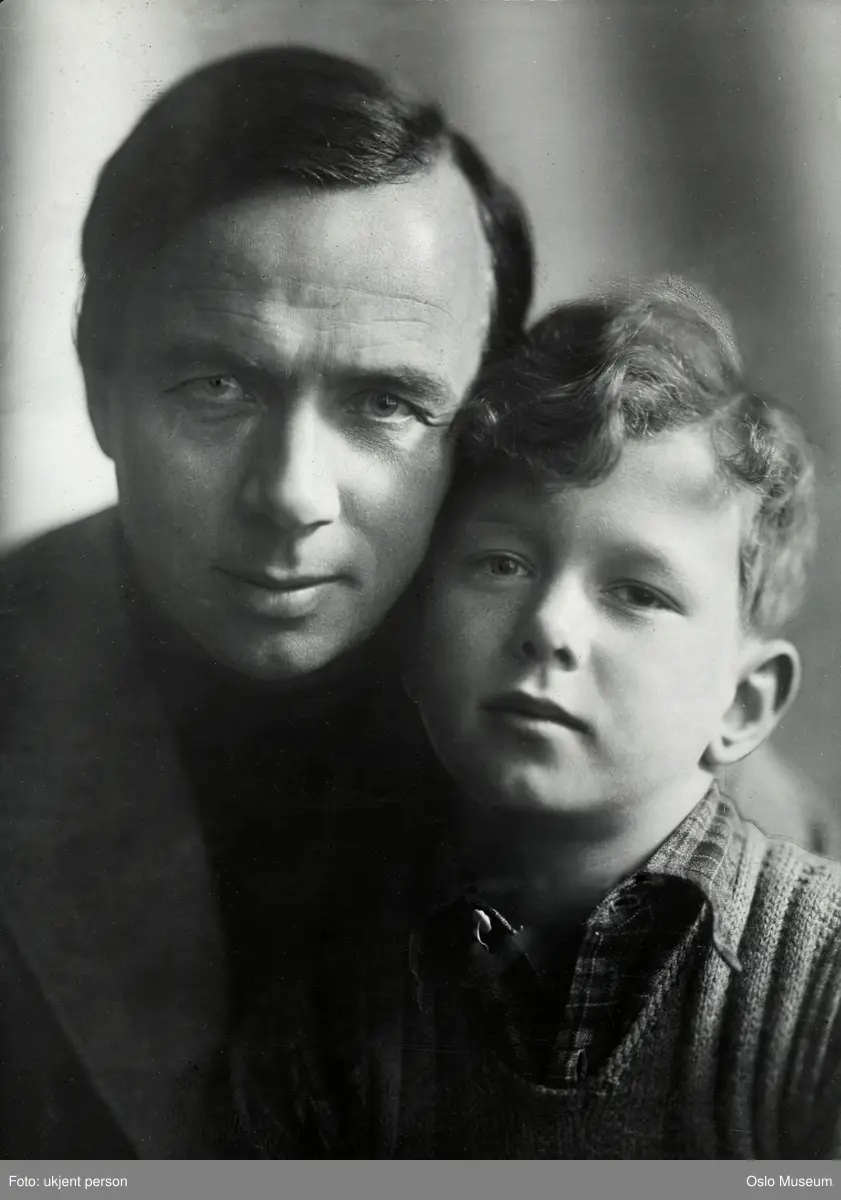 Alfred og Toralv Maurstad. - Oslo Museum / DigitaltMuseum
