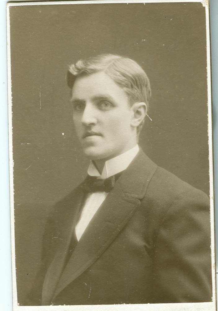 Portrett av Johan Jensen Hals, Mosjøen. - Helgeland Museum / DigitaltMuseum