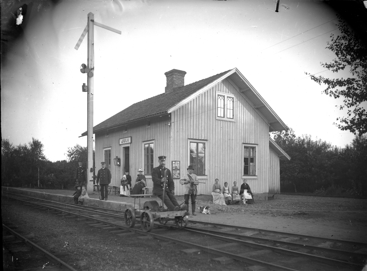 Stationen och stins Sandström T semafor Station öppnad 1874. 1932 ...