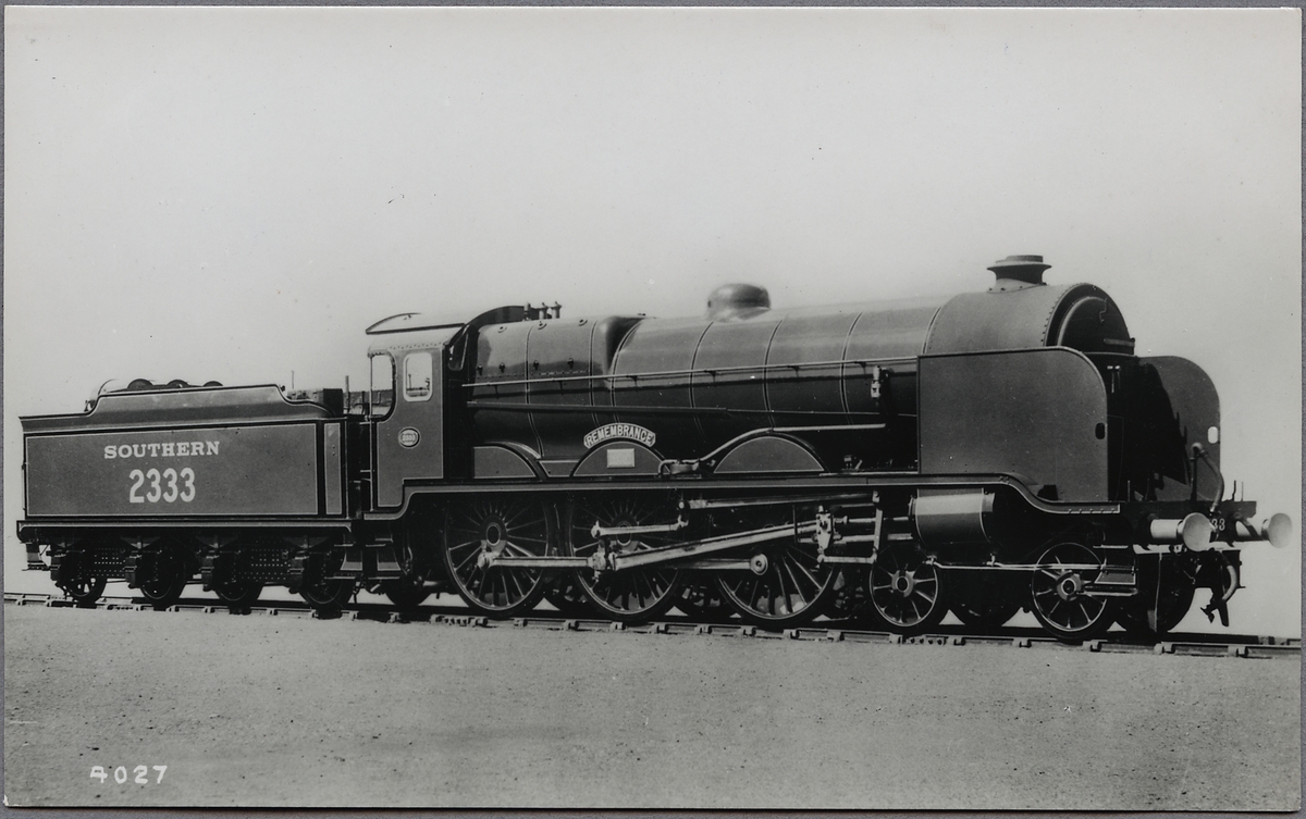 Southern Railway, SR N15X 2333 "Remembrance". - Järnvägsmuseet ...