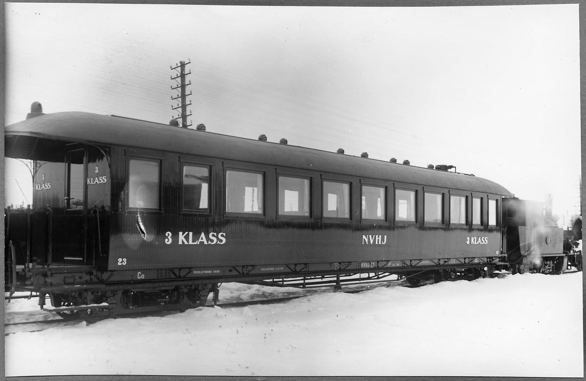 Norsholm - Västervik - Hultsfreds Järnvägar, NVHJ Co 23. Norsholm ...