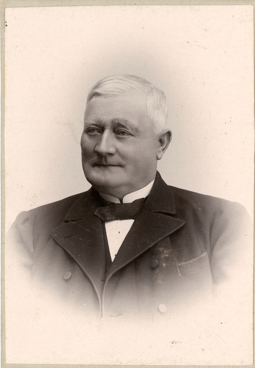 Byggmästare Carl Jansson. - Järnvägsmuseet / DigitaltMuseum