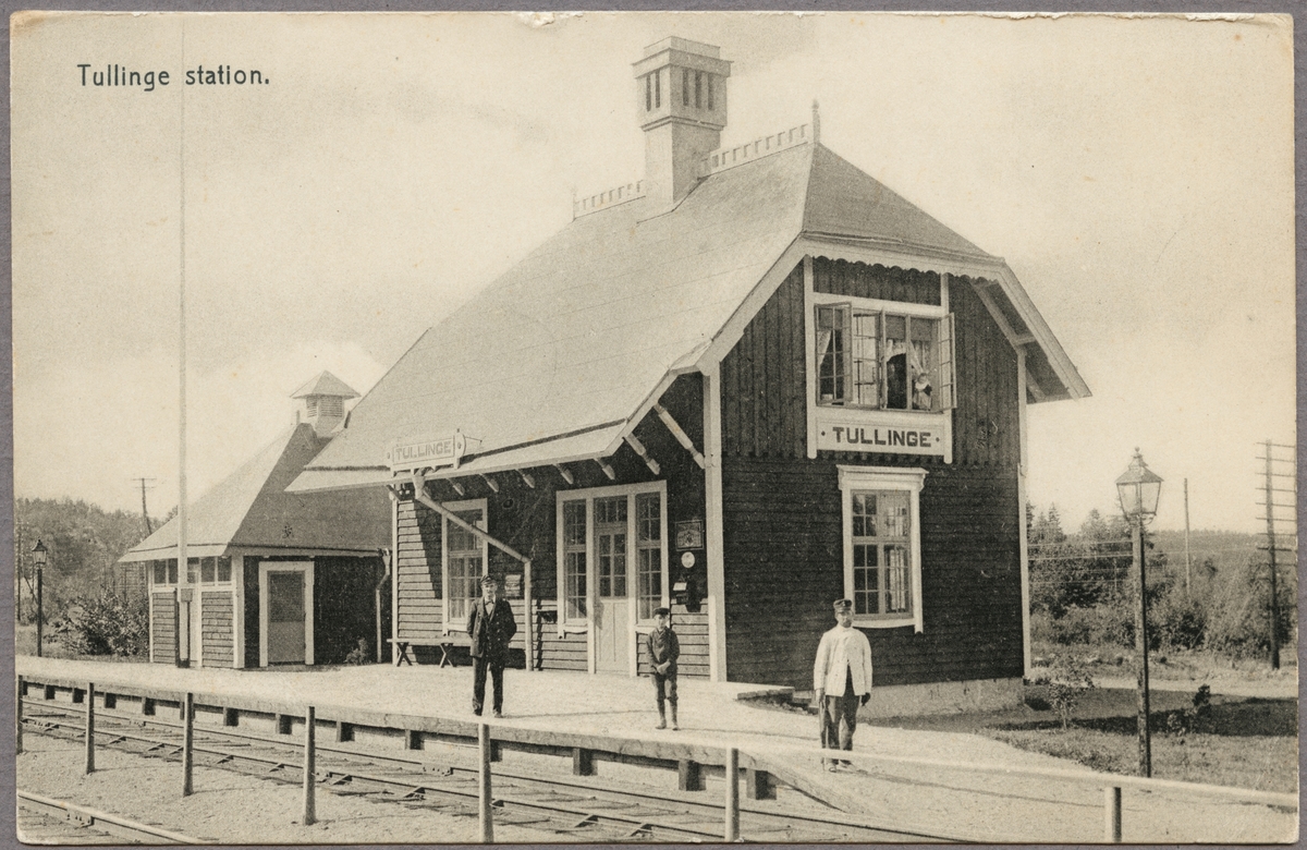Tullinge station. - Järnvägsmuseet / DigitaltMuseum