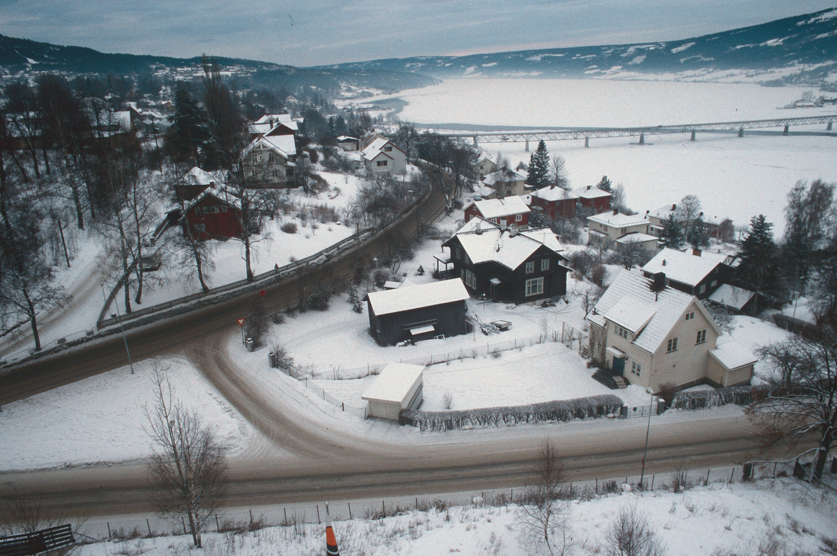 Lillehammer. Bryggevegen og Sorgendalsvegen før utbygging av ...