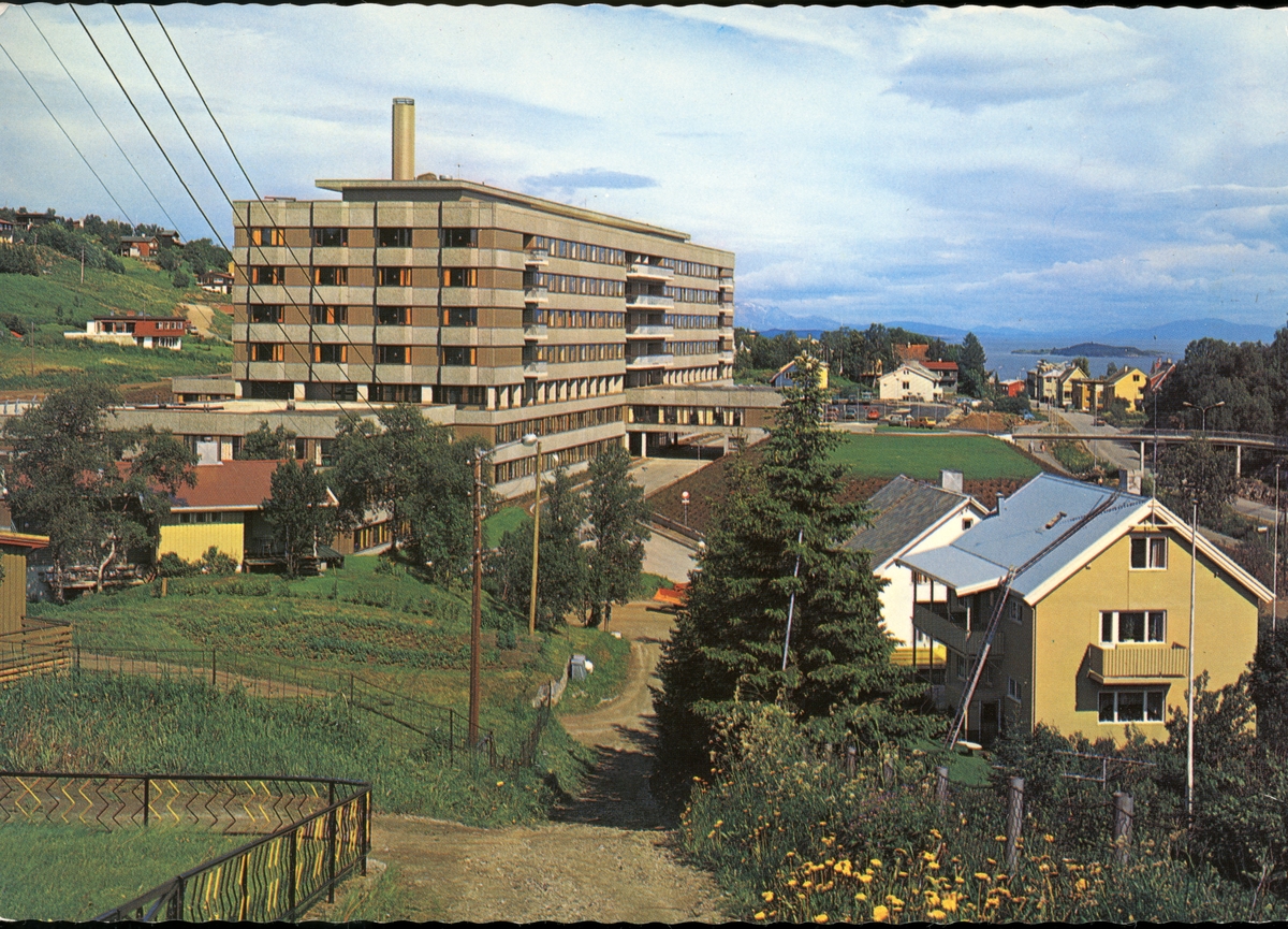 Harstad sykehus. - Sør-Troms Museum / DigitaltMuseum