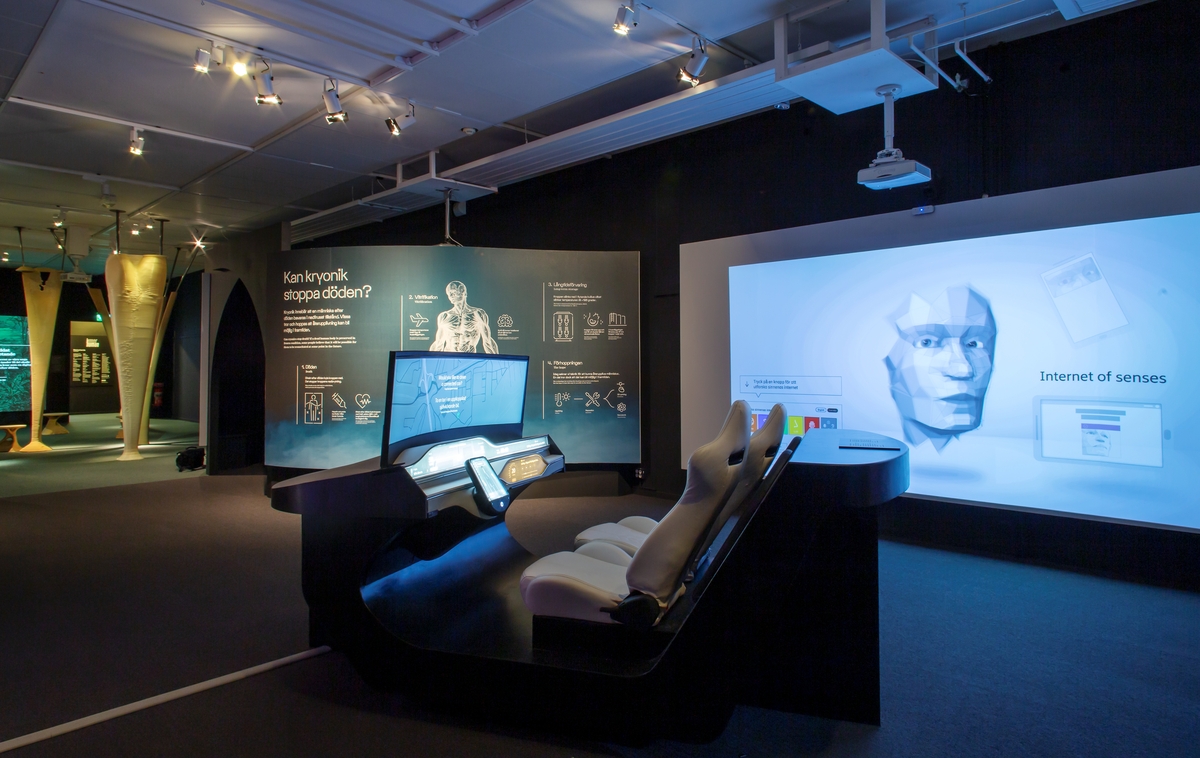 Utställningen Hyper Human - Tekniska museet / DigitaltMuseum