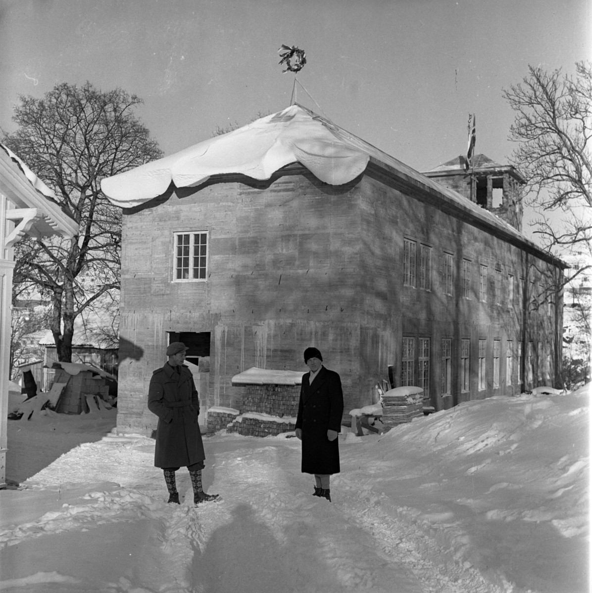 Aust-Agder-Museets første byggetrinn - senere arkivfløy Kranselag ...