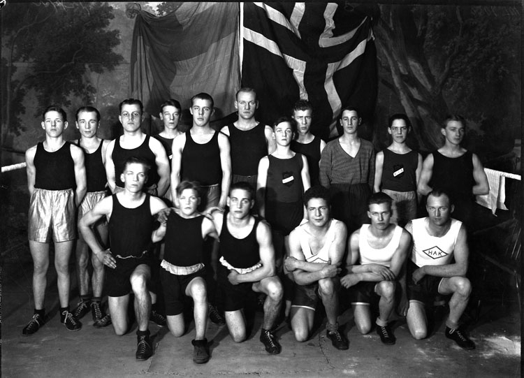 Norska och svenska boxare i Uddevalla 1929 - Bohusläns museum ...