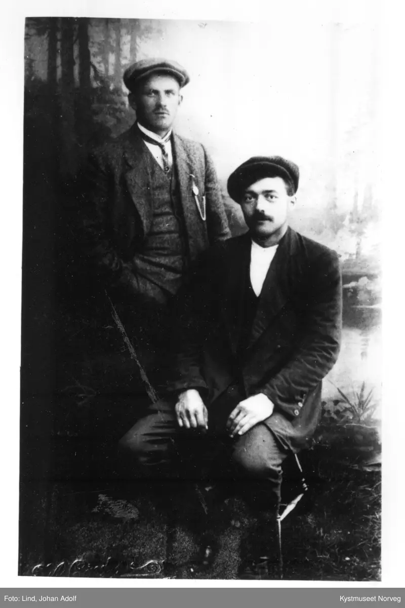 Sigurd Olsen og Harald Henrikø - Kystmuseet Norveg / DigitaltMuseum