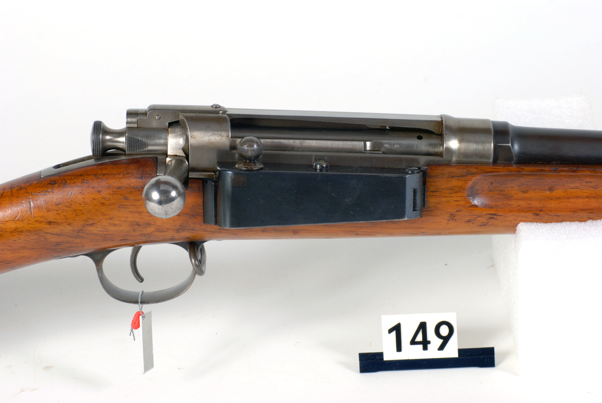 Prøvegevær 8x58R Krag Jørgensen 1889 - Forsvarets museer / DigitaltMuseum