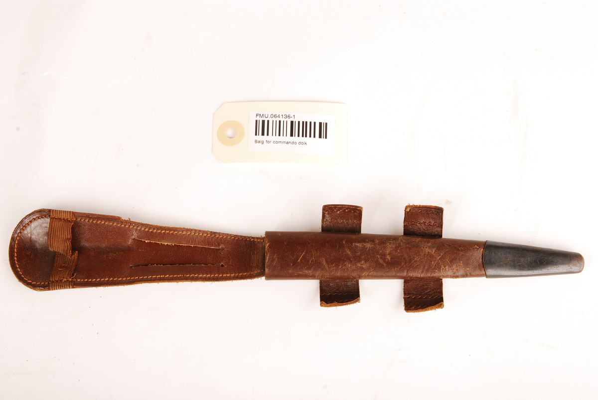 Balg for commando dolk - Forsvarets museer / DigitaltMuseum