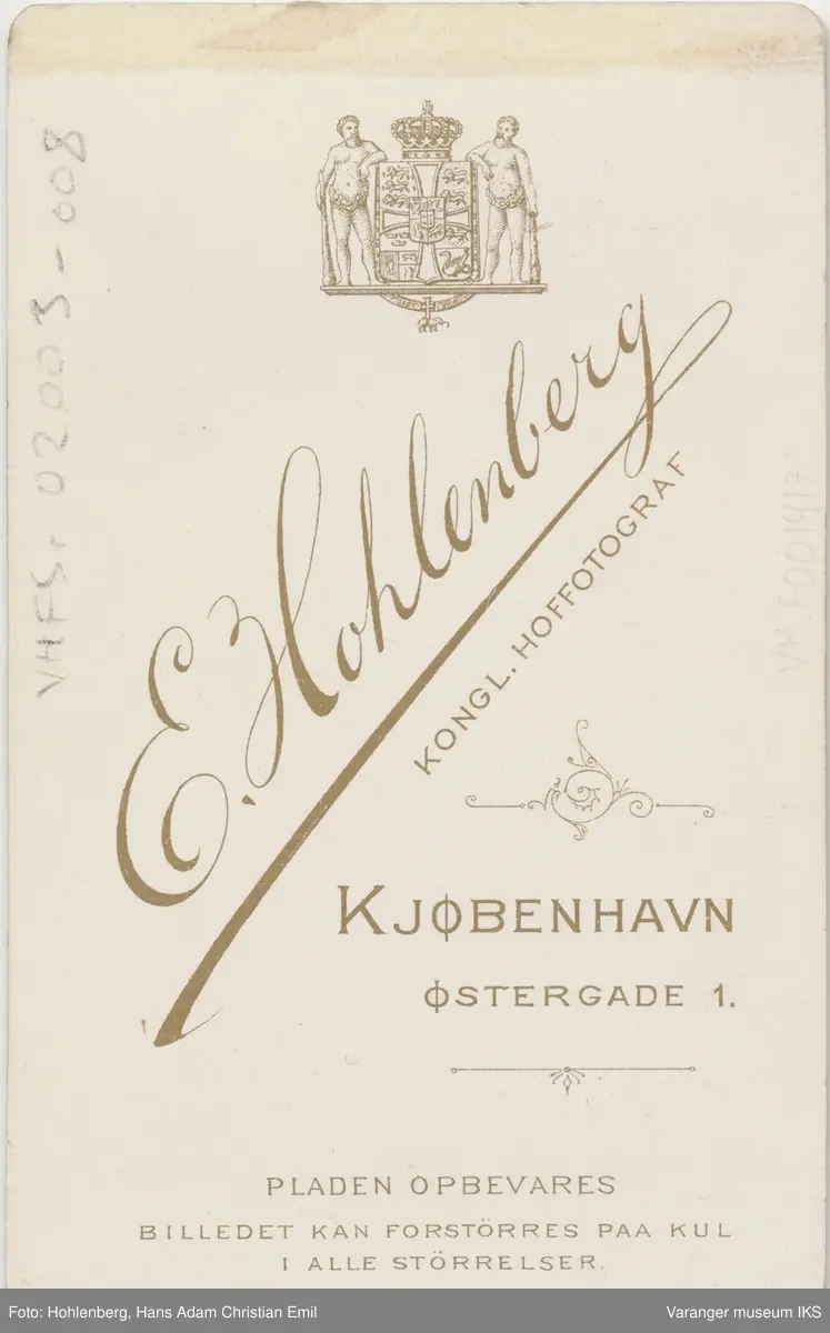 Portrett, Einar Nikolai Brodtkorb - Vardø Museum / DigitaltMuseum